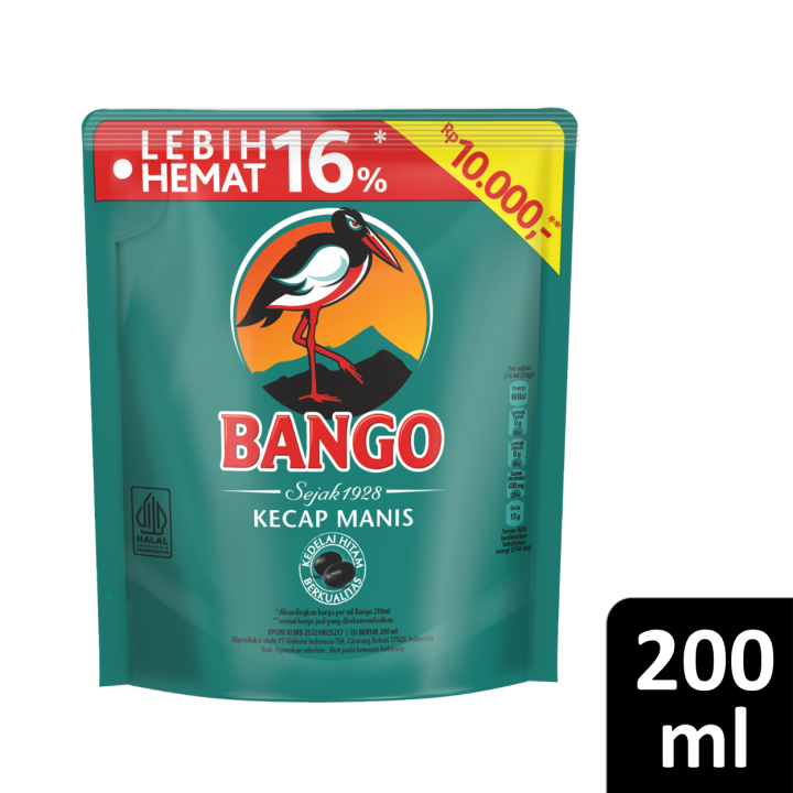 [400gr] S085 | [BANGO REFILL 200ML] Bango Kecap Manis 200 Ml - Soy ...