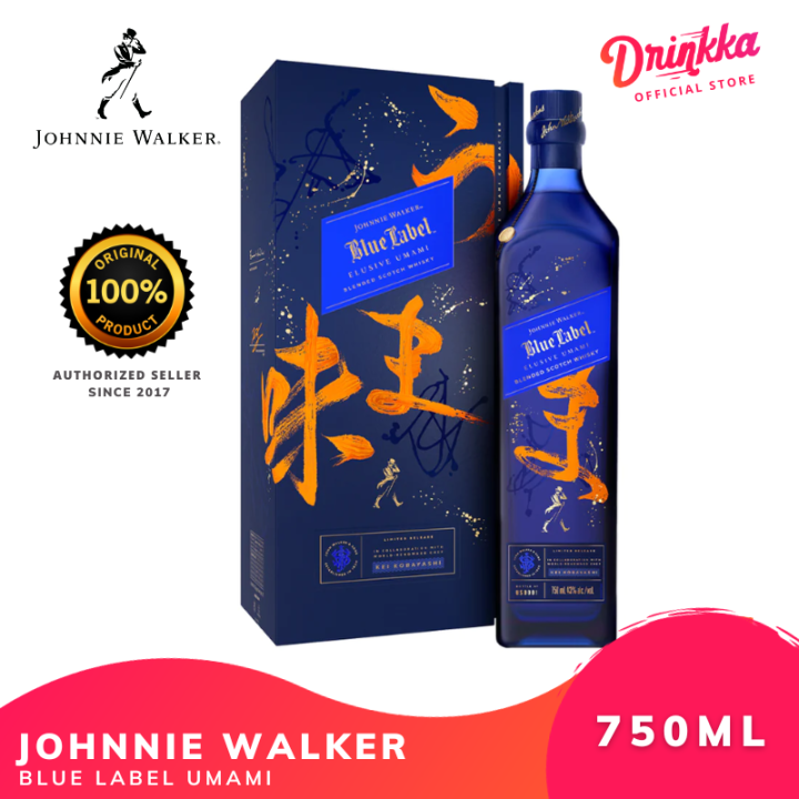 Johnnie Walker Blue Label Umami 750ml Blended Scotch Whisky | Drinkka | Lazada PH