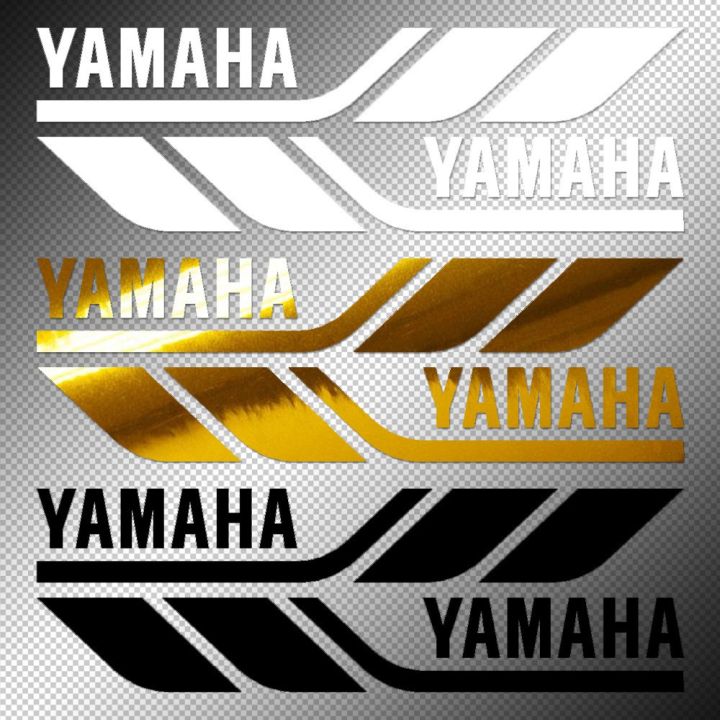 2x Sticker Decals | Yamaha | All weather vinyl | Die-cut | Lazada PH