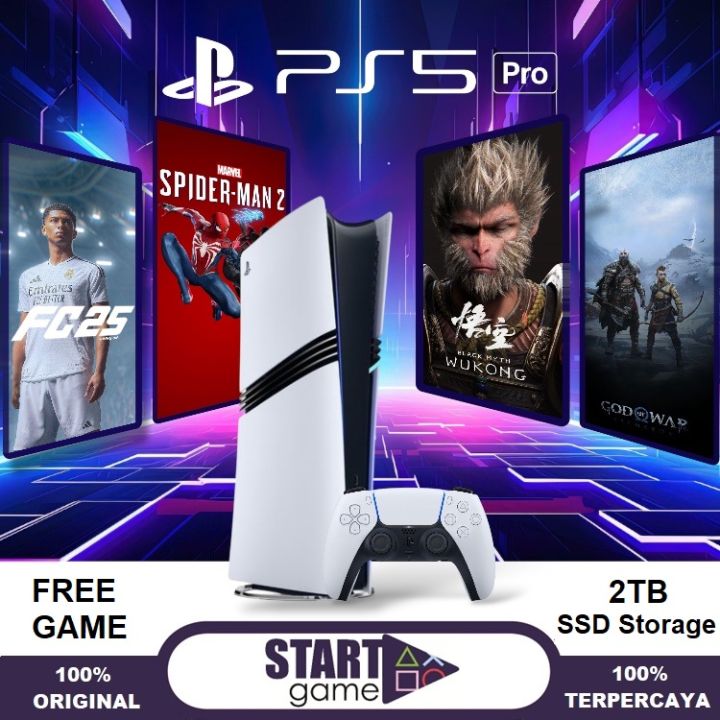 SONY Playstation 5 PRO / PS5 PRO / PS 5 PRO + FREE GAME | Lazada Indonesia