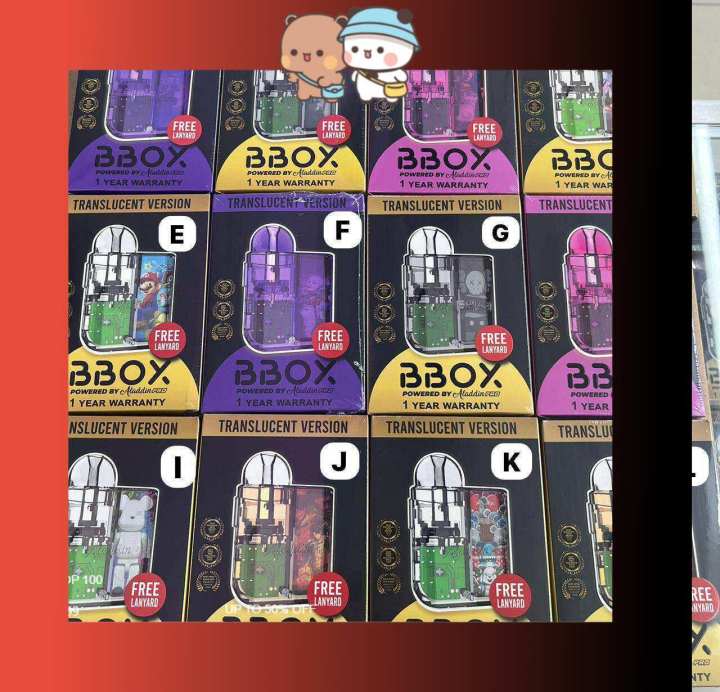 100% original 100% ORIGINAL BERLAKU PRODUCT Vamped Aladdin PRO Bbox Translucent Edition Pod ...