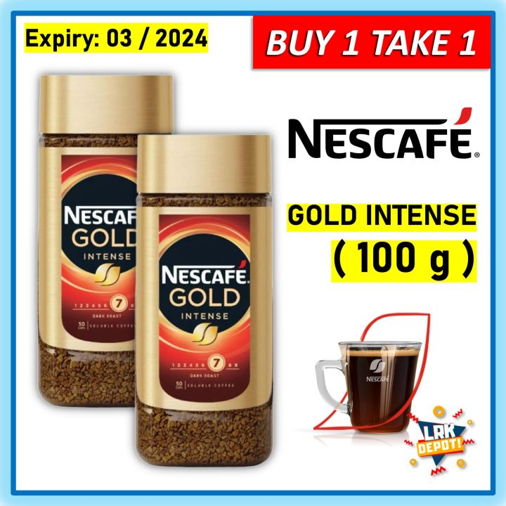 NESCAFE GOLD Intense DARK ROAST Ground Instant Coffee - 100 g (Bundle ...