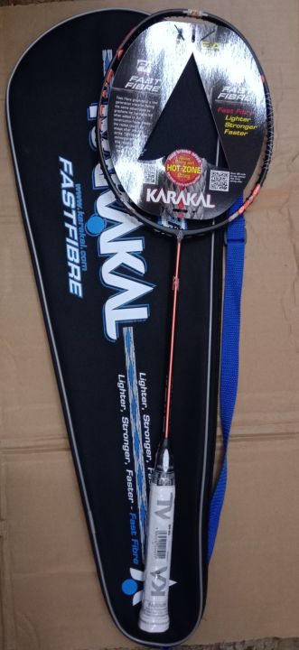 Badminton Racket Karakal BN-60 60g Fast Fiber Badminton Racket with ...