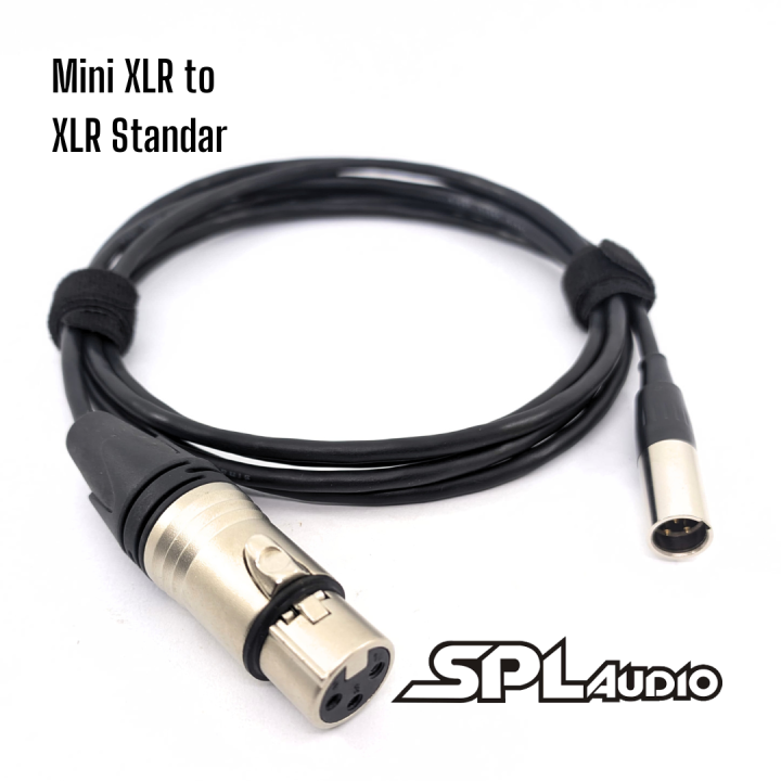 Mini XLR Male Lidge TA3F to XLR Female SPL audio Standar Kabel SPLAudio ...