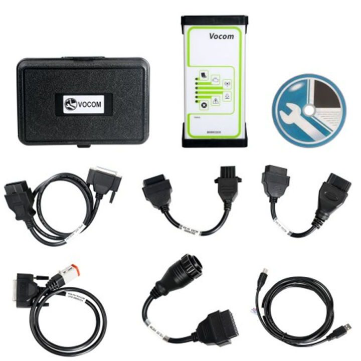 VOCOM 88890300 for Volvo Interface Square Volvo heavy truck detector ...