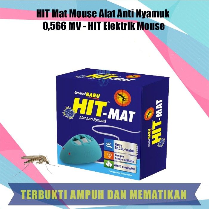 HIT Mat Mouse Alat Anti Nyamuk 0,566 MV - HIT Elektrik Mouse | Lazada ...