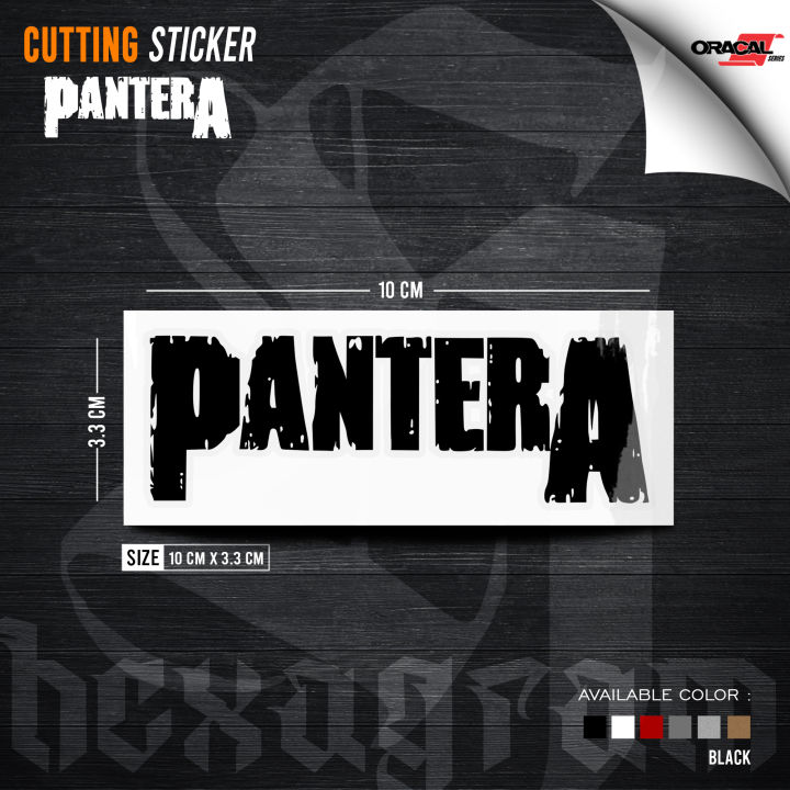 Meet Hangout 13 dari 15 Cutting Sticker Pantera | Stiker Cutting Band ...