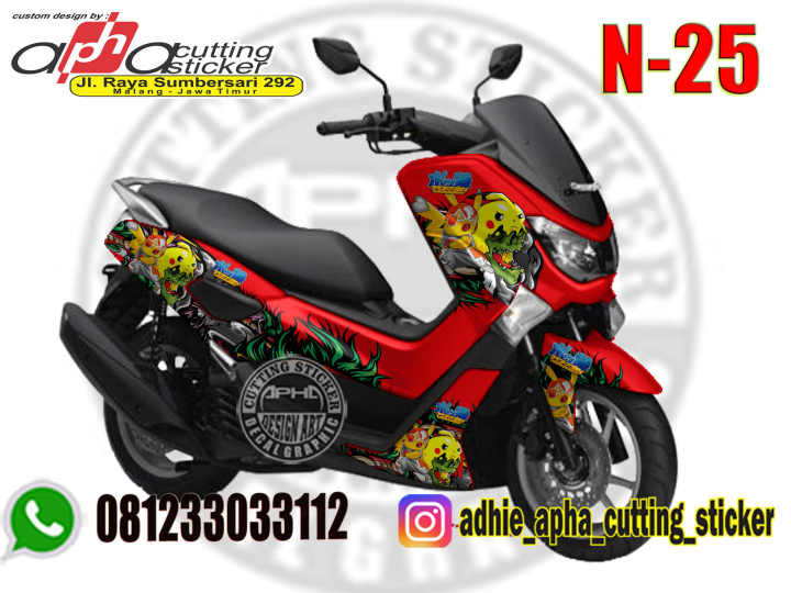 STICKER DECAL NMAX OLD PIKACHU | Lazada Indonesia