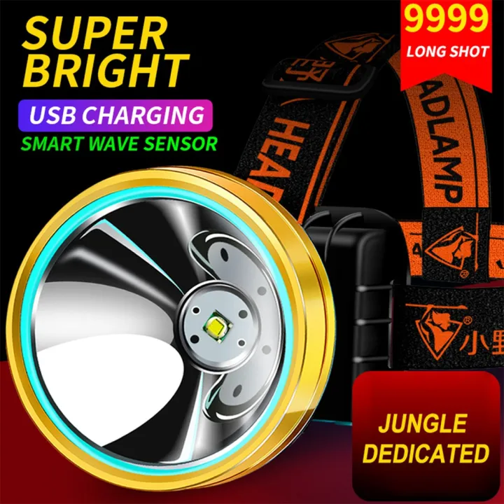 【Big-promotion】 Headlamp Flashlight Ultra Bright Spotlight USB ...