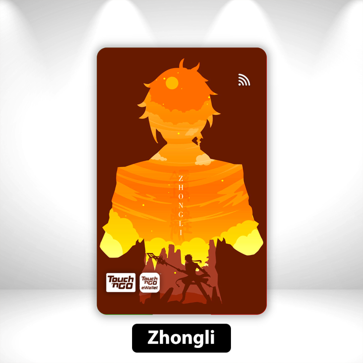 [Genshin Impact] Zhongli - Sticker TNG NFC Card Skincard by Sticko ...