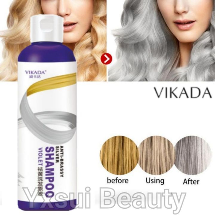 VIKADA Purple Shampoo For Blonde/ Silver Hair | Lazada