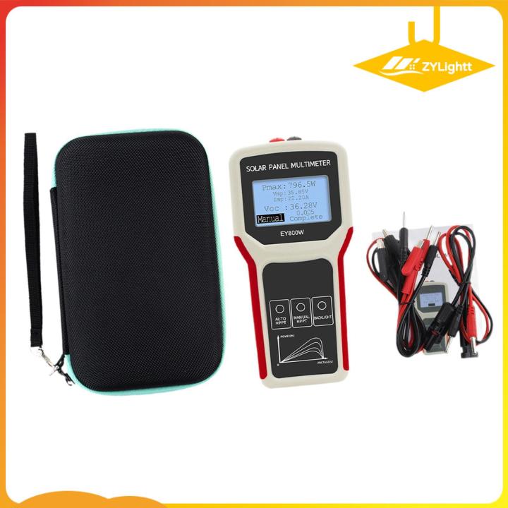 ZYLightt 800W Solar Panel Tester 12-60V Solar Mppt Meter for Isc Voc ...