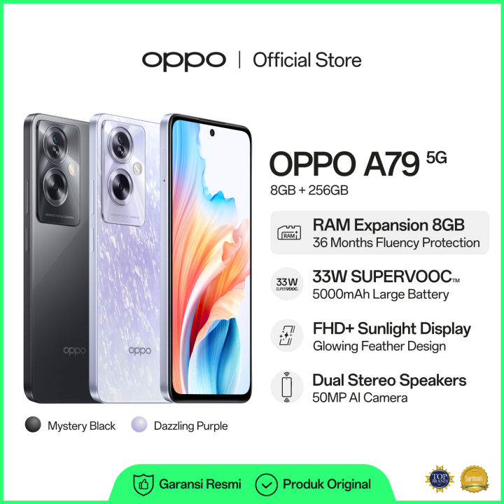 OPPO A79 5G NFC 8GB/256GB [5000 mAh Battery, 33W SUPERVOOC, 50MP AI ...