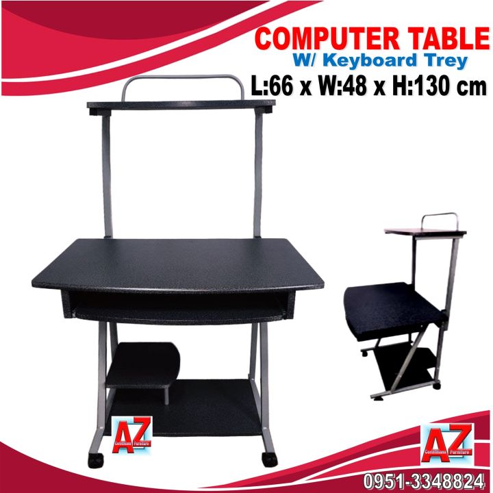 Computer Table with AVR stand & Keyboard Tray | Lazada PH