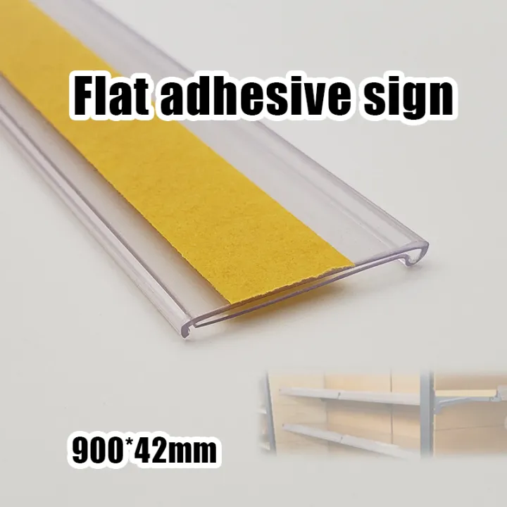 42*900mm Self-adhesive Data Strip Label Holder Self-adhesive Shelf ...