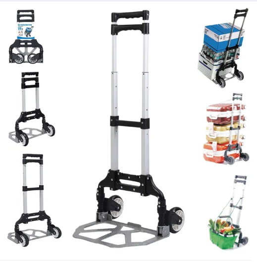 ORIGINAL HEAVY DUTY Multi-function Folded Trolley Folding Hand Truck ...