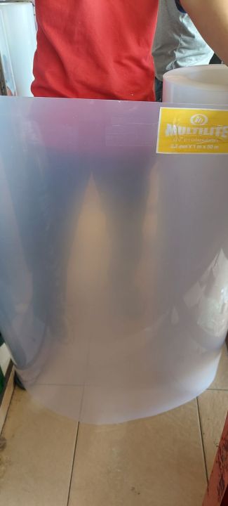 fiber pagar putih polos 0.8mili | Lazada Indonesia