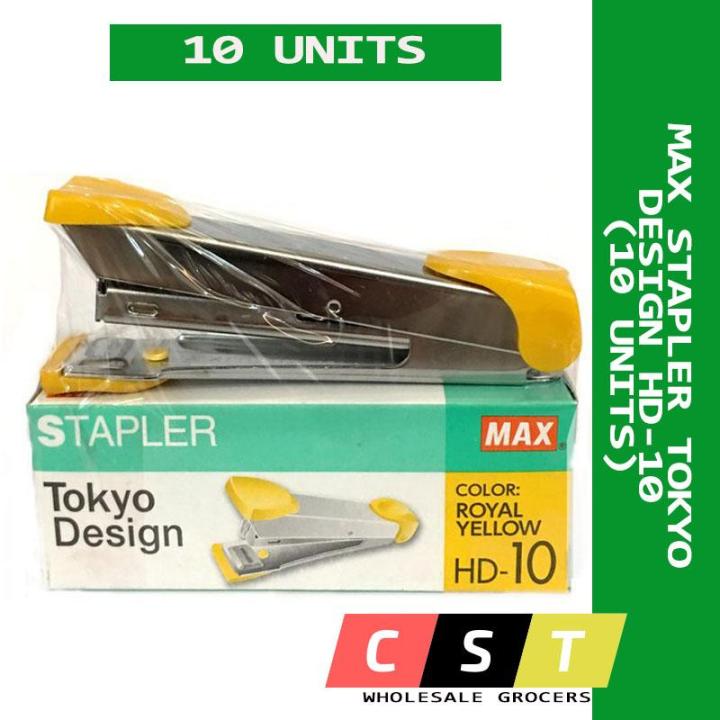 MAX STAPLER TOKYO DESIGN HD-10 x [10 UNITS] | Lazada