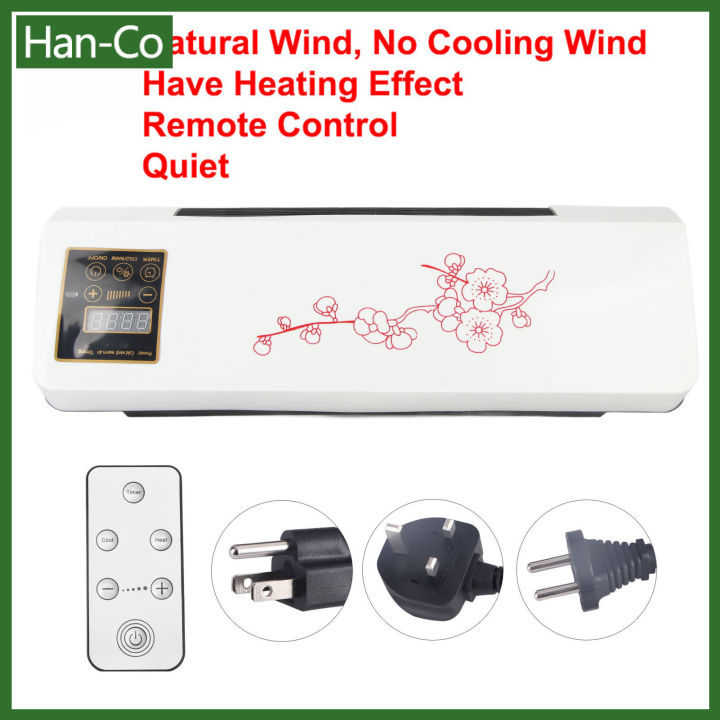 [Han-Co] Electric Air Conditioner Fan Natural Wind Wall Mount Easy ...