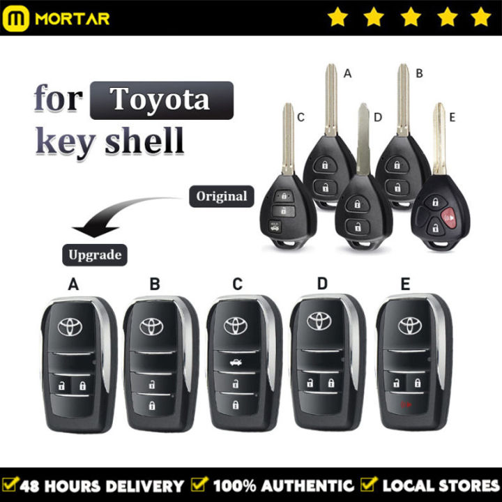 MORTAR Replacement Car Flip Key Cover Remote Shell Control Case For ...