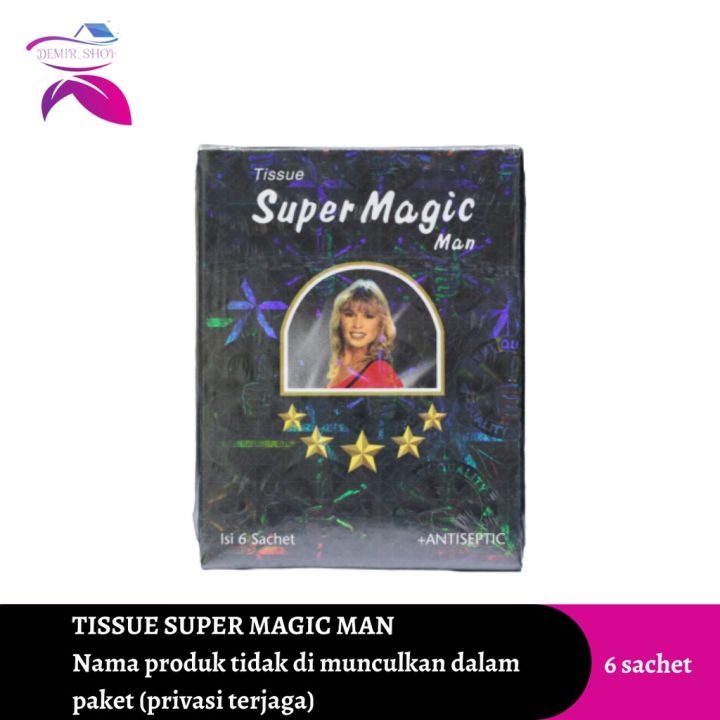 Tissue Super Magic Man - 6 Sachet | Lazada Indonesia