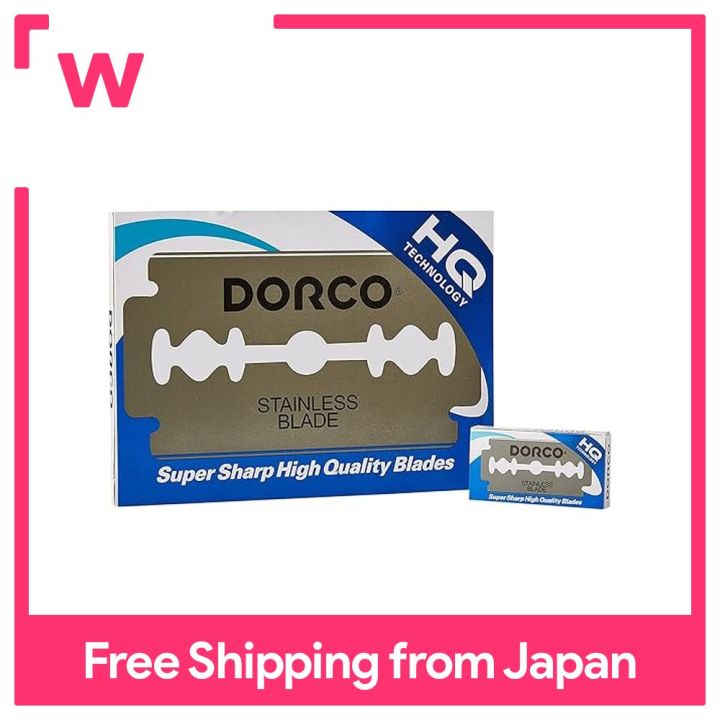 Dorco ST-300 100 double-edged replacement blades (200 single blades ...