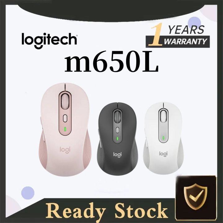 【100% Original】Logitech M650L wireless mouse Wireless Bluetooth Office ...