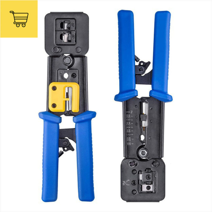 RJ45 Crimper Passthrough/TAGUSAN Pass through RJ45 Connector Crimping ...
