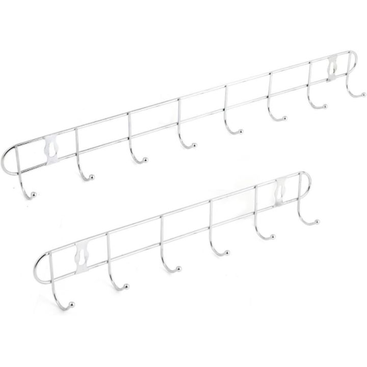 6/8/10in1 Stainless steel wall hook,hooks,strong hold,wall kitchen cup ...