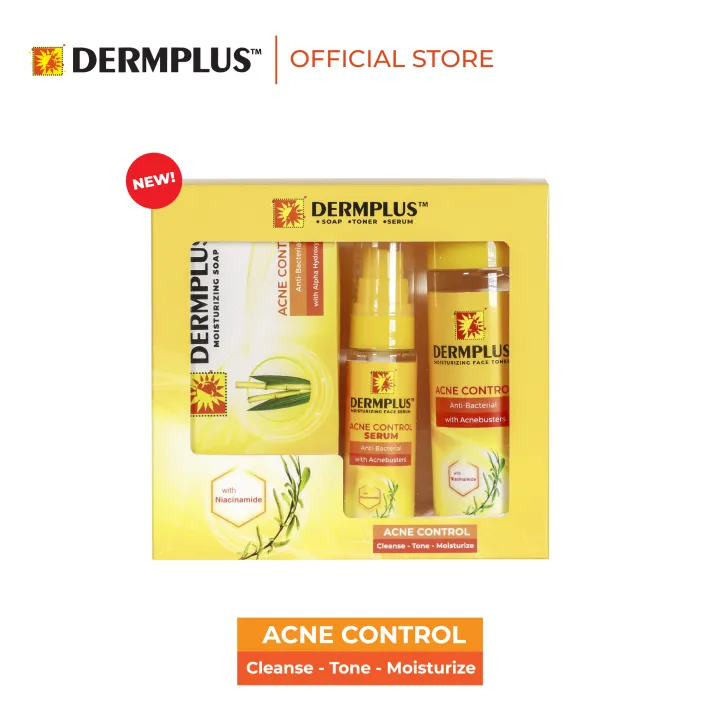 Dermplus Acne Control Set (Soap, Toner, Seurm) | Lazada PH