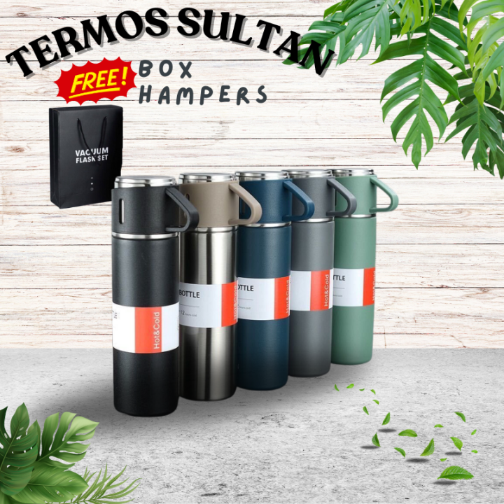 TERMOS SULTAN//TERMOS VACUM FLASK GIFT BOX HAMPERS 500ml //TUMBLER ...