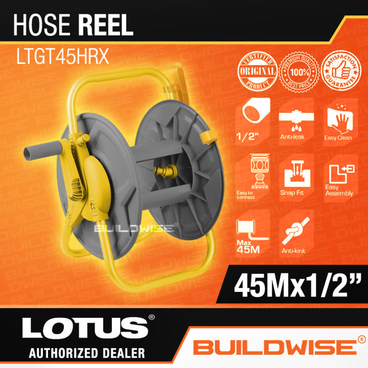Lotus Hose Reel 45M X 1/2 LTGT45HRX「BUILDWISE®」 | Lazada PH