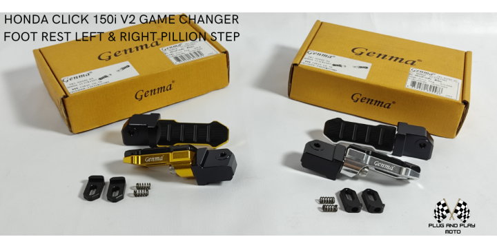 GENMA Foot peg for HONDA CLICK 125/150i V2 GAME CHANGER | Lazada PH