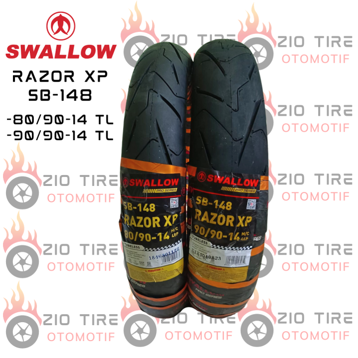 BAN LUAR MOTOR MATIC RING 14 SOFT COMPOUND SWALLOW RAZOR XP SB-148 | Lazada Indonesia
