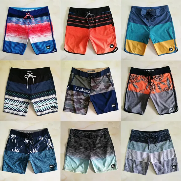 Quicksilver Casual Men Quick Dry Swimming Trunks Bermuda Surf Beach ...