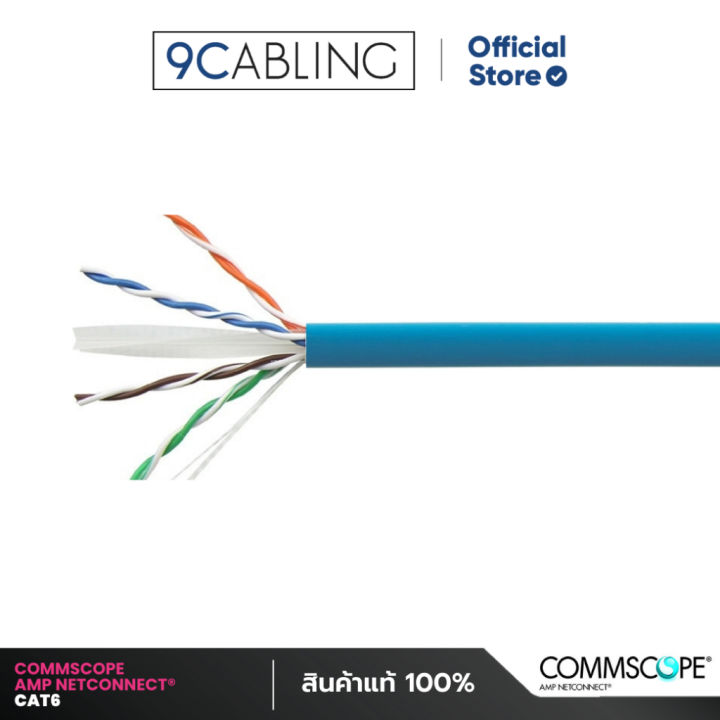 [สินค้าพร้อมจัดส่ง] 🔥 ของแท้ สายแลน Commscope/ NETCONNECT® (AMP) CAT6 ...