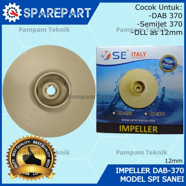 Kipas impeller dab 370 SANEI ORIGINAL - Impeler jet pump d375 SAN-EI model SPI GADING ...