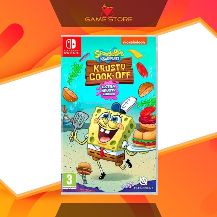 Nintendo Switch Spongebob SquarePants: Krusty Cook-Off Extra Krusty ...