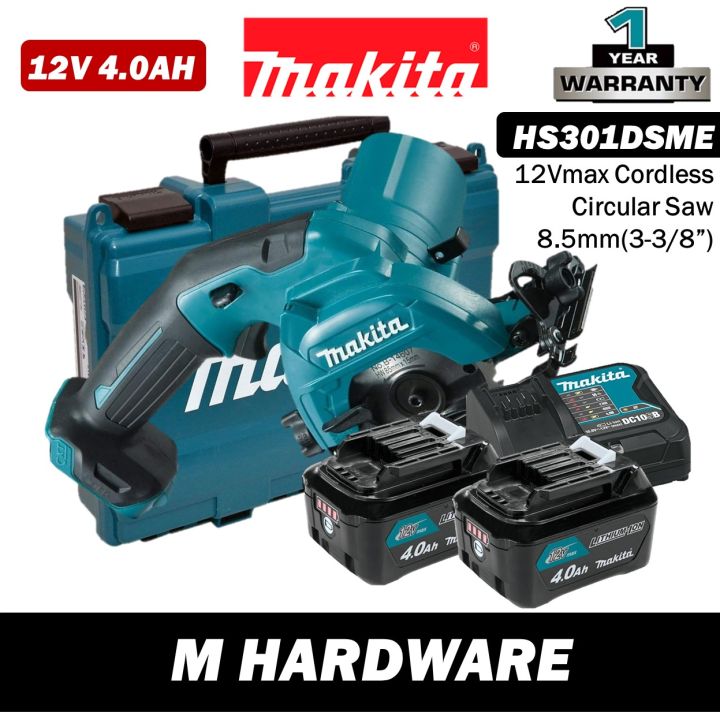 MAKITA HS301DSME / HS301DWAE / HS301DZ 12Vmax Cordless Circular Saw 85MM (3-3/8") | Lazada