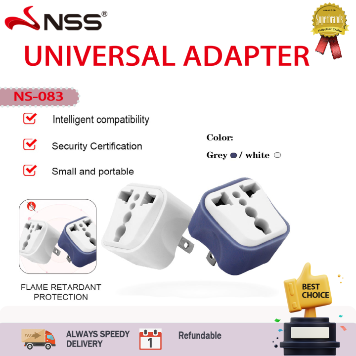 NSS ALL IN 1 Universal Travel Adapter Power Charger Outlet Plug ...