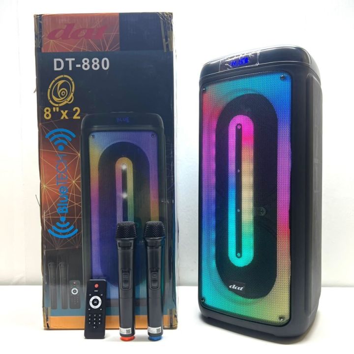 Speaker Portable Wireless DT880 / Dat DT 880 Original 2x 8 inch ...