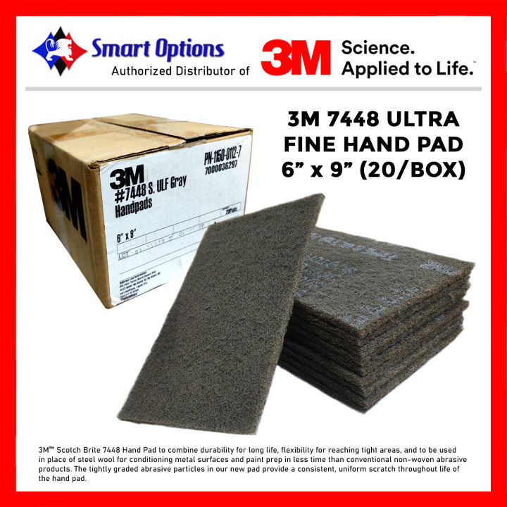 3M 7448 Ultra Fine Handpad 20/box | Lazada PH