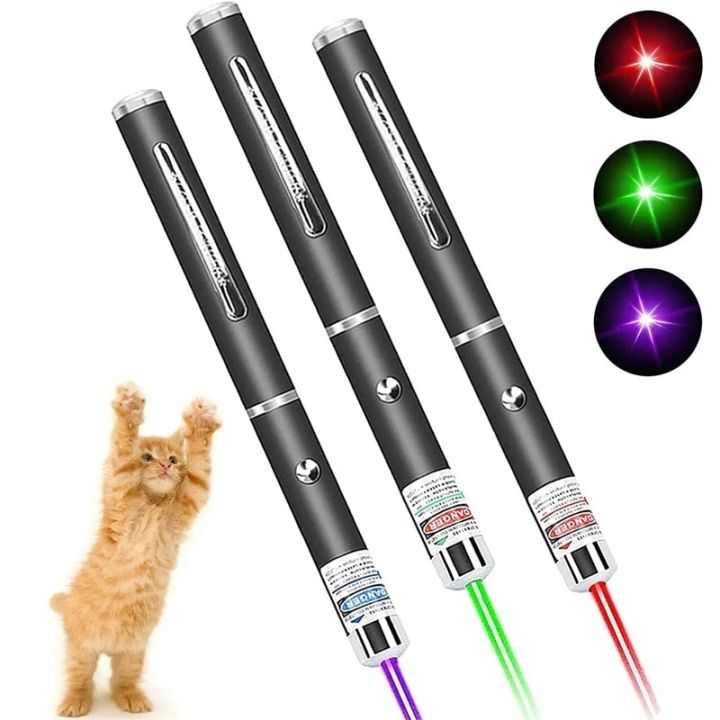 (No batteries) Laser Pointer Red Purple Green Point 650Nm 532Nm 405Nm ...