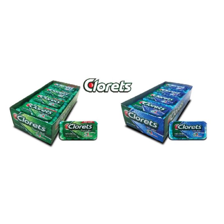 [TKM] Clorets Acti Fresh Mint Flavored Tablets (12 x 12g Box) | Lazada