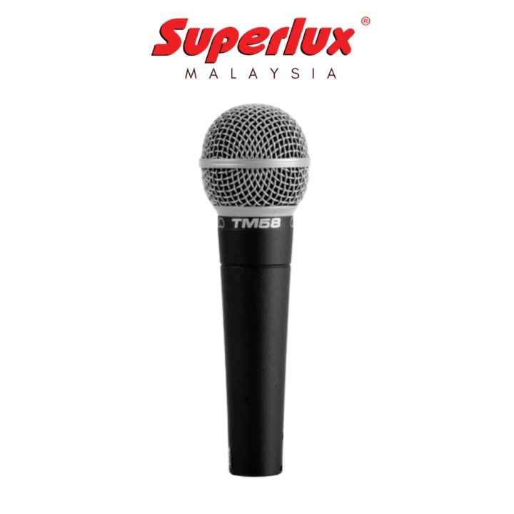 SUPERLUX TM58 DYNAMIC VOCAL MICROPHONE | Lazada