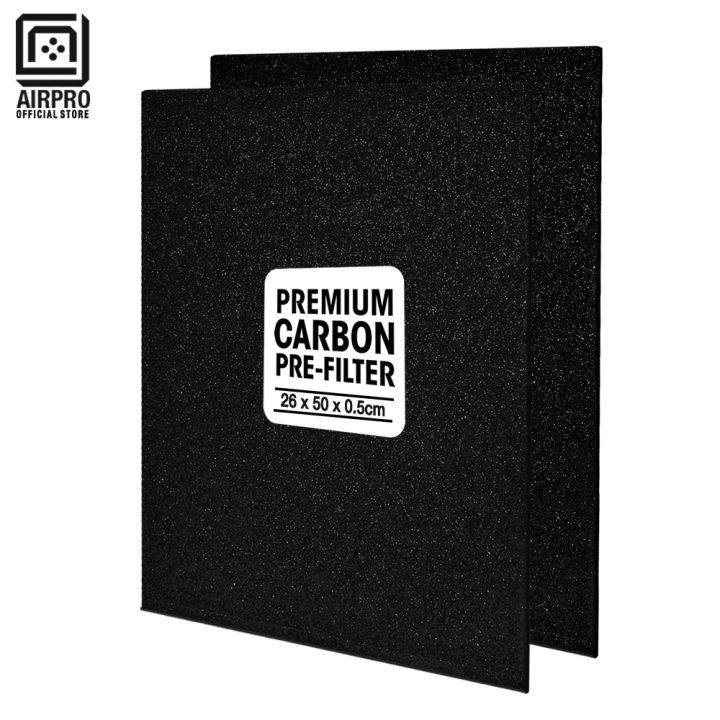 AIRPRO Carbon Pre Filter Replacement Precut (2 Pcs) 26 x 50 cm | Lazada