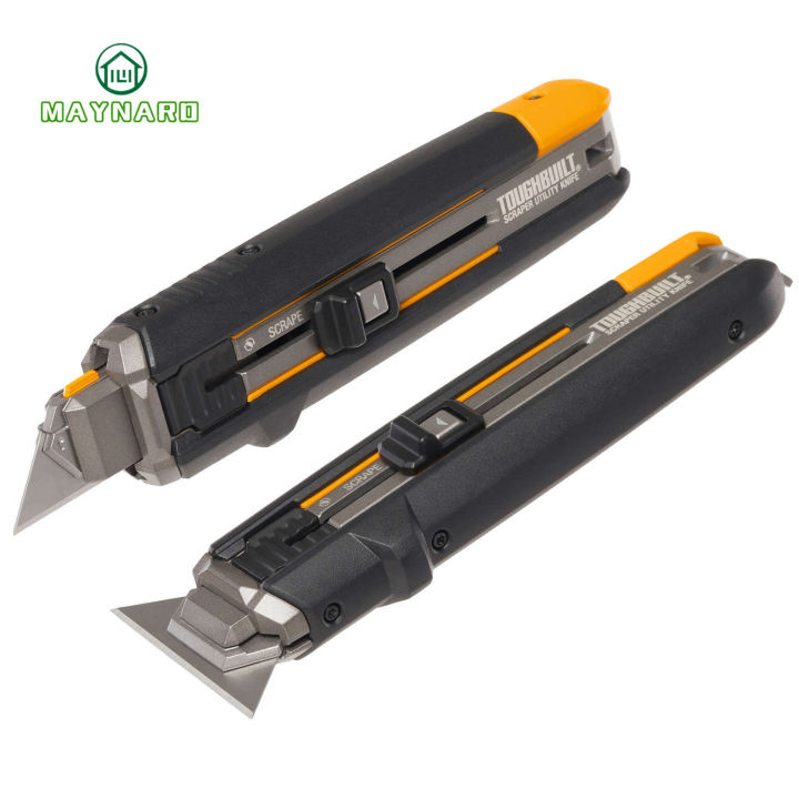 Utility with Ultra Sharp Black Blade, Retractable Box Cutter ,Two Sizes ...