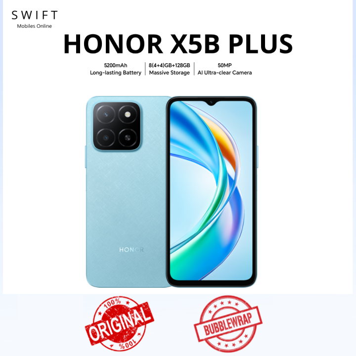 Honor X5B Plus (4+128) | X5 Plus (4+64)｜ 6.5" HONOR Full View Display - 100% Original Malaysia ...
