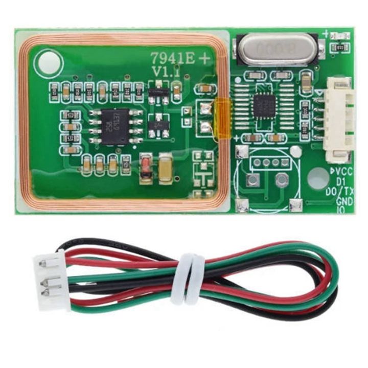 EM4100 125KHz RFID UART Reader Wireless Module 3 Pin 8CM DC 5V Card ...