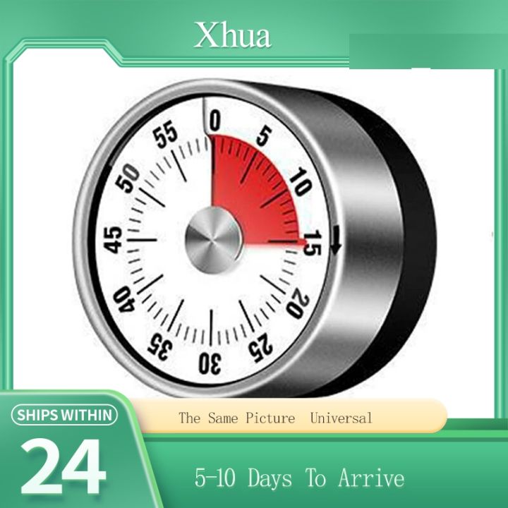 Xhua Magnetic Mechanical Manual Digital Timer na may 60-minutong Alarm ...